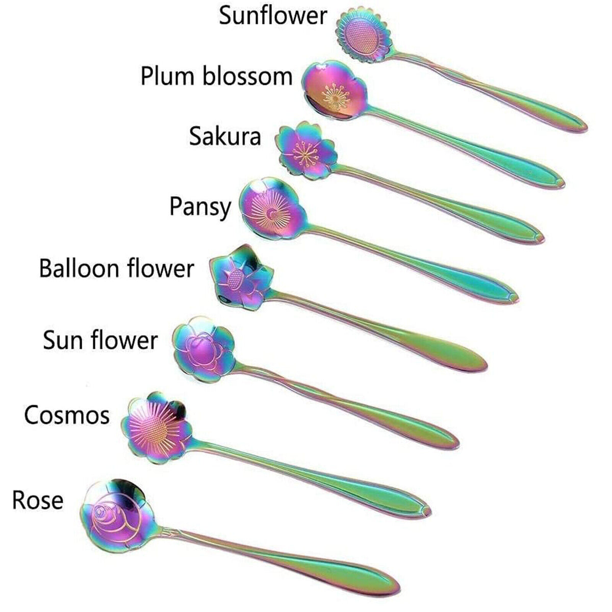 Rainbow Flower Spoons – beadiebugplay