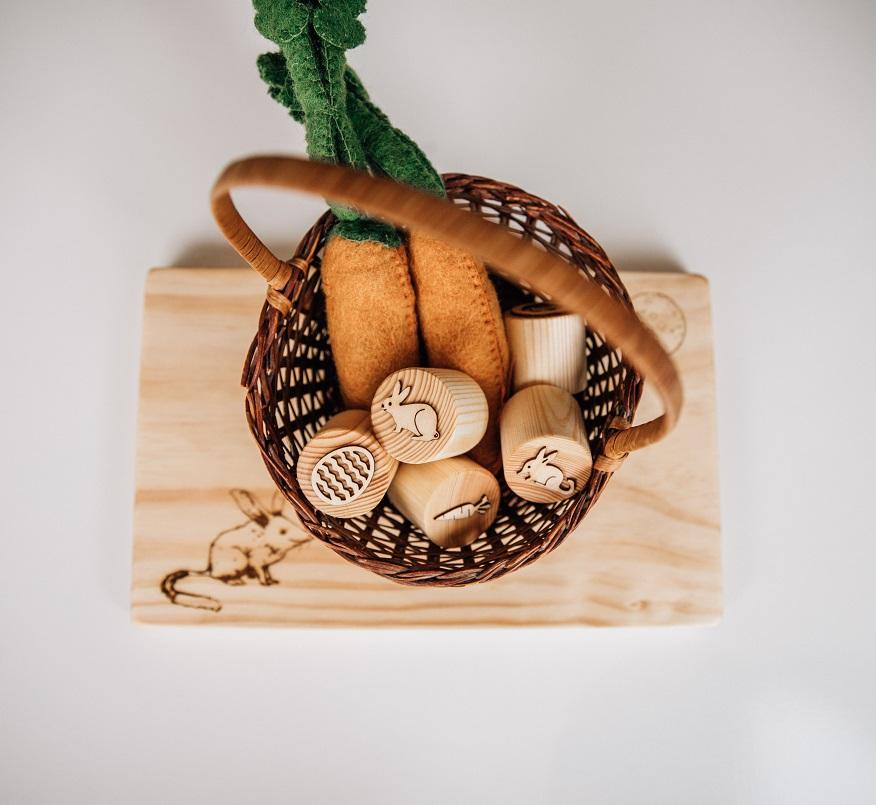 Playdough Board - Bilby & Moon – beadiebugplay