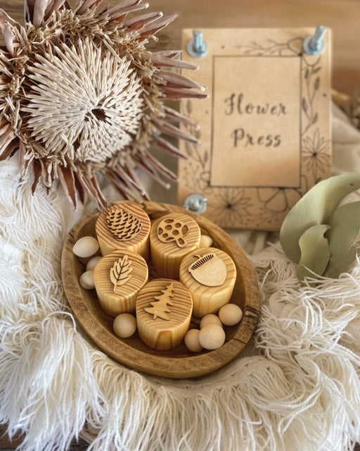 Wooden Nature Stamps – beadiebugplay